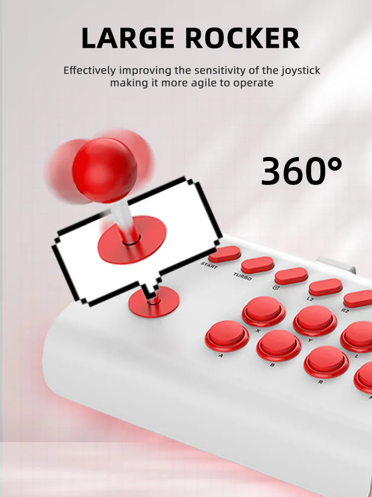 DHgate.com:Retro Gaming Joystick: Classic Arcade Console Controller ...