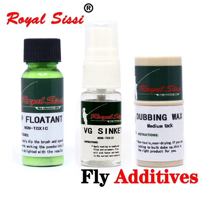 Fly Fishing Accessories Kit: Floatant Powder, Dubbing Wax, Sinking ...