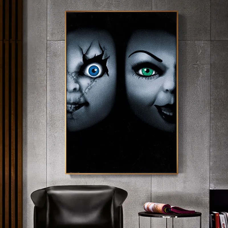 Wholesale Classic American Horror Movies Chucky Posters Canvas Painting ...