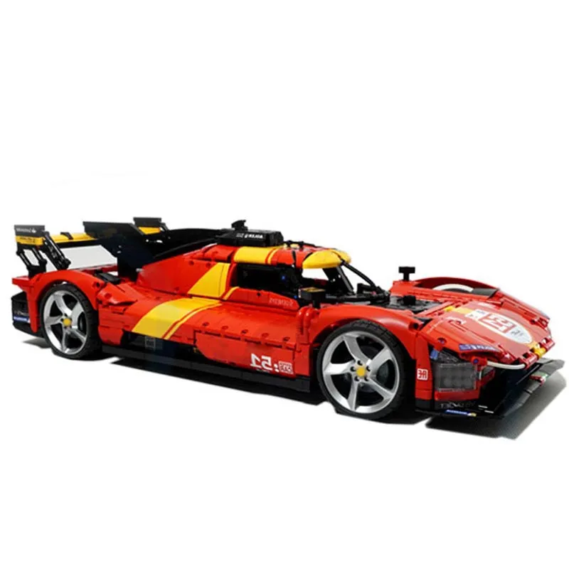 Hypercar New MOC 152808 499P 1:8 Scale Le Mans Supercar Model Technical ...