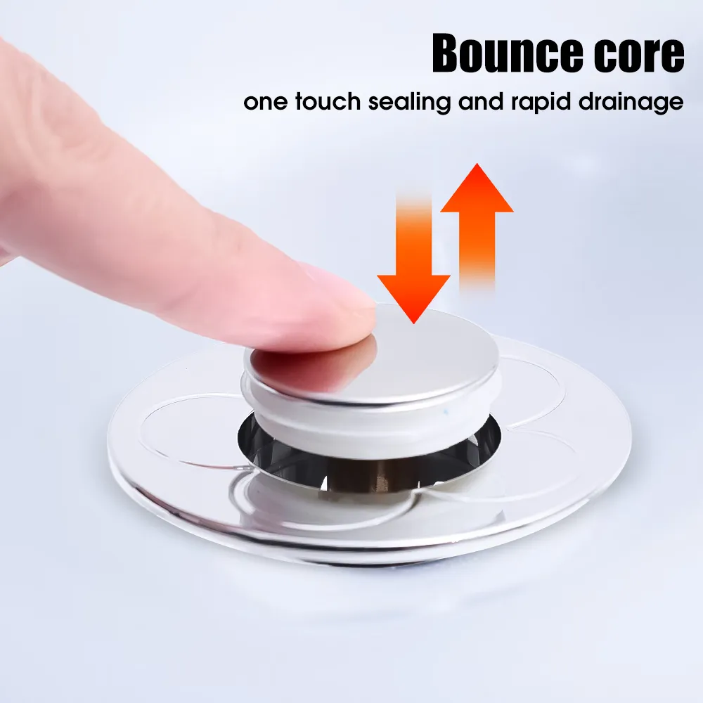 Universal Pop-Up Kitchen drainage basin Drain Spring Core with Bounce ...
