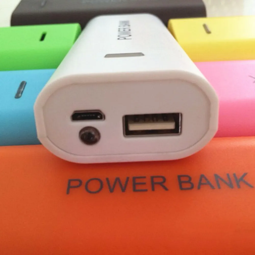 Power Bank Case 2 Cell 18650 Battery Box For Smart Phone Charge 5V 1A ...