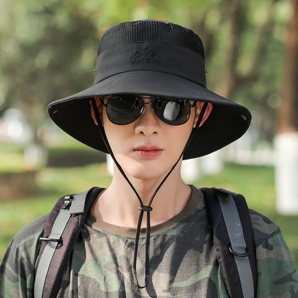 Men's Outdoor Bucket Hat For Cycling, Travel, Riding, Mountaineering ...