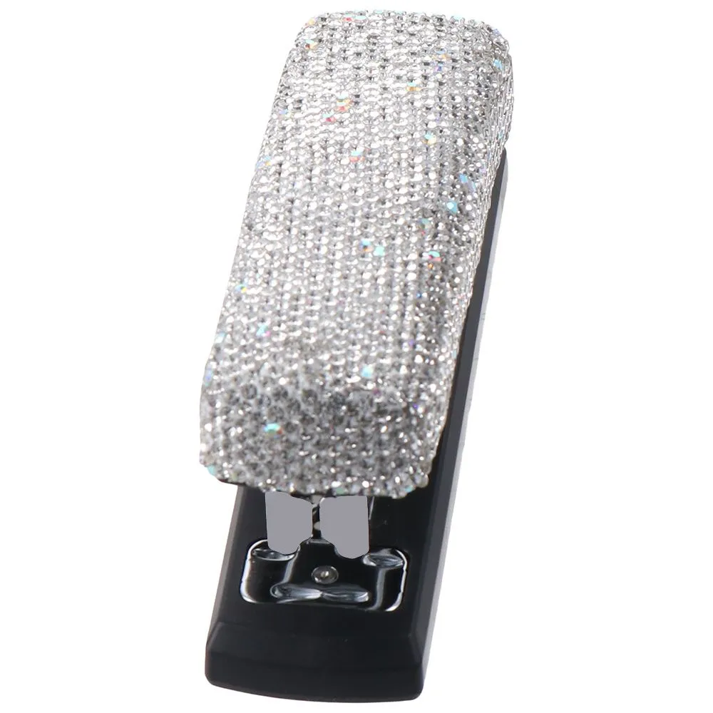 Sparkling Crystal Stapler Kit: Black Base Rhinestone Stapler & Office ...