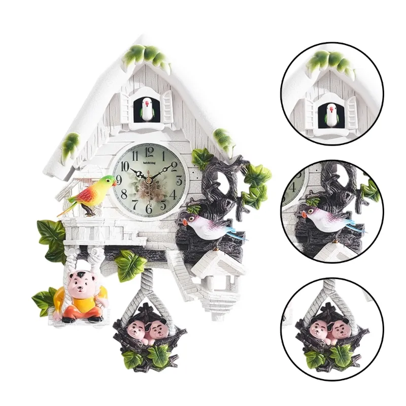 Traditional German Cuckoo Clock Wall Movement With Hourly Bird Song ...