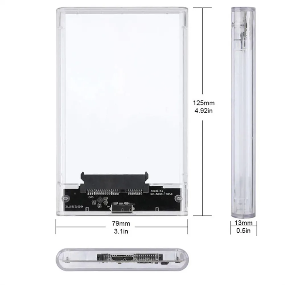 DHgate.com:Transparent Hard Drive Box SSD Solid State Mechanical 2.5 ...