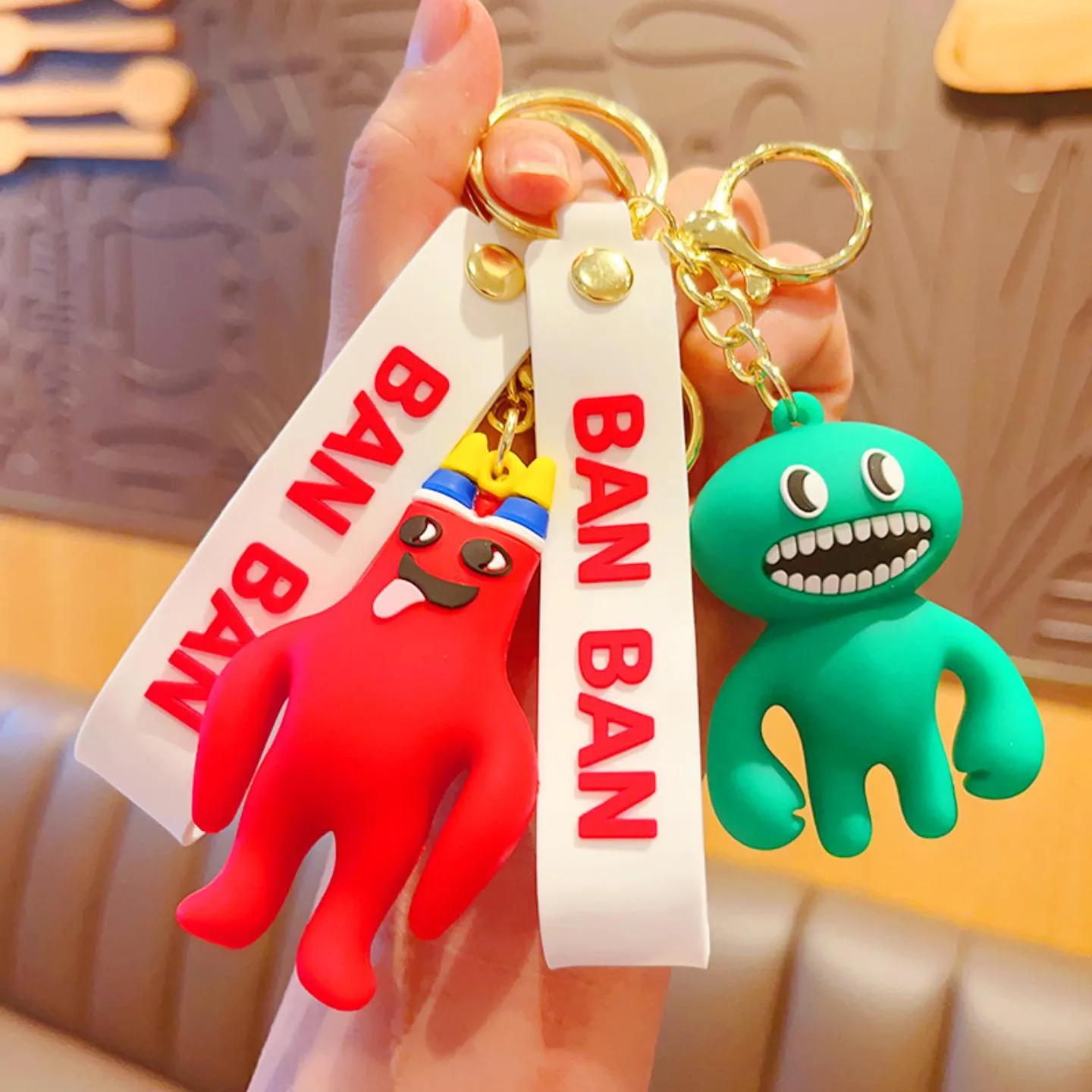 Kawaii Garden of Banban cute keychains with Cute Anime Figure Doll ...