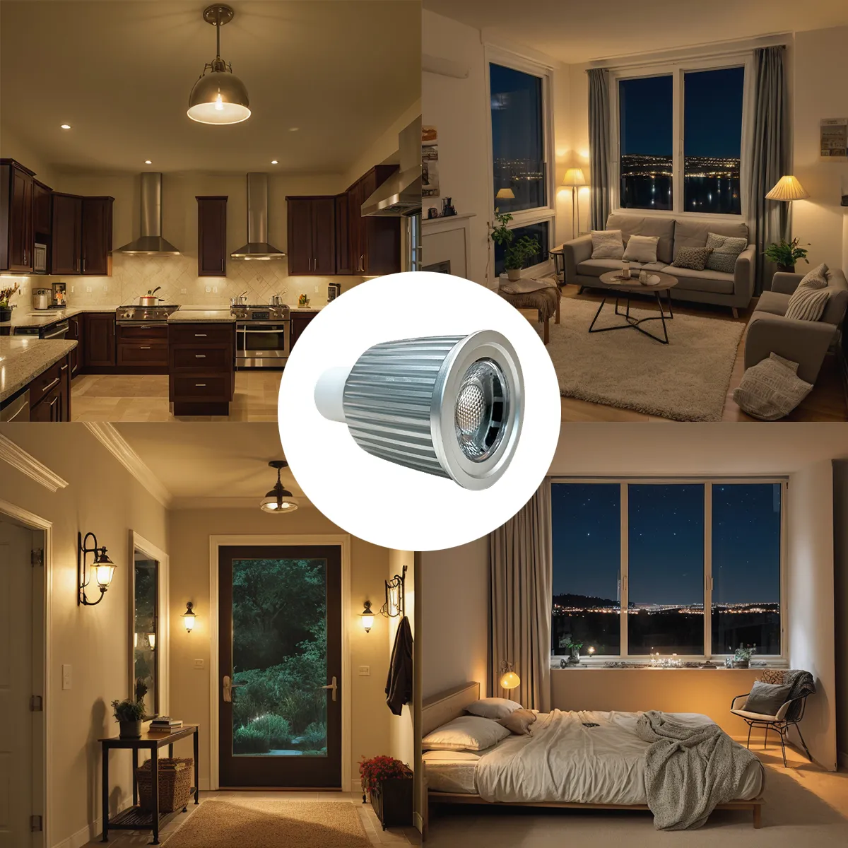 Dimmable LED Light Bulbs 12W Spot Lamps For GU10 MR16... From Ddmylucky ...