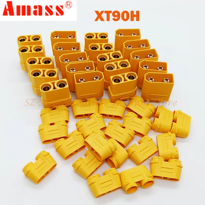 Male Female Electrical Connectors - High Current Plugs, 50/Yellow ...