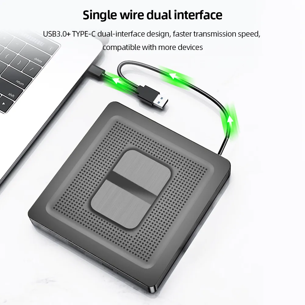 DHgate.com:External USB 3.0 Type-C Portable DVD Drive, Plug and Play CD ...