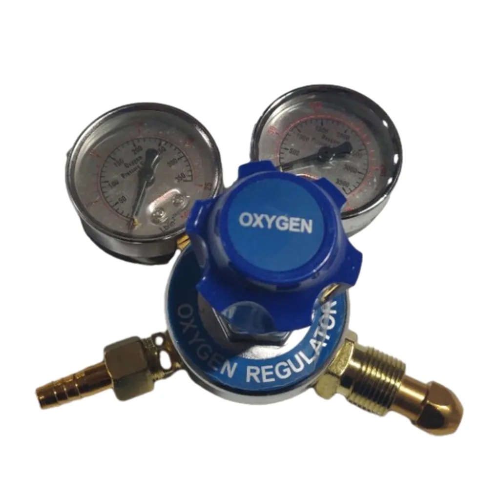 DHgate.com:Oxygen Pressure Reducer Brass Dual Gauge Pressure Regulator ...