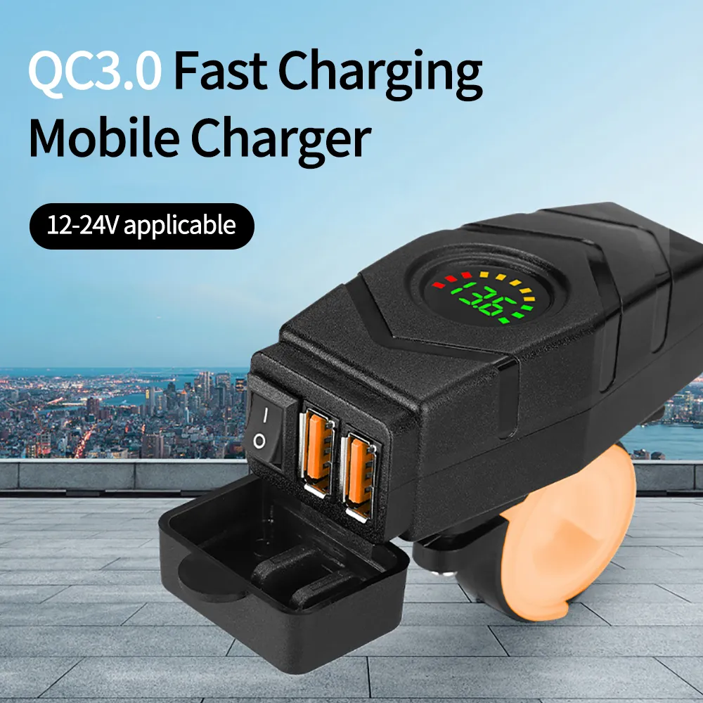 DHgate.com:Waterproof Dual QC 3.0 USB Fast Charger Socket for ...