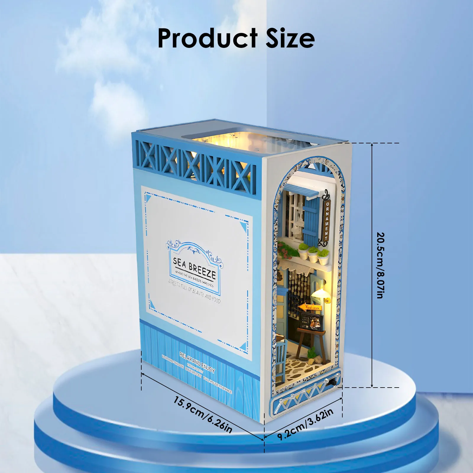 DIY Book Nook Kit 3D Wooden Puzzle Bookshelf Insert... From Ddmyperfect ...