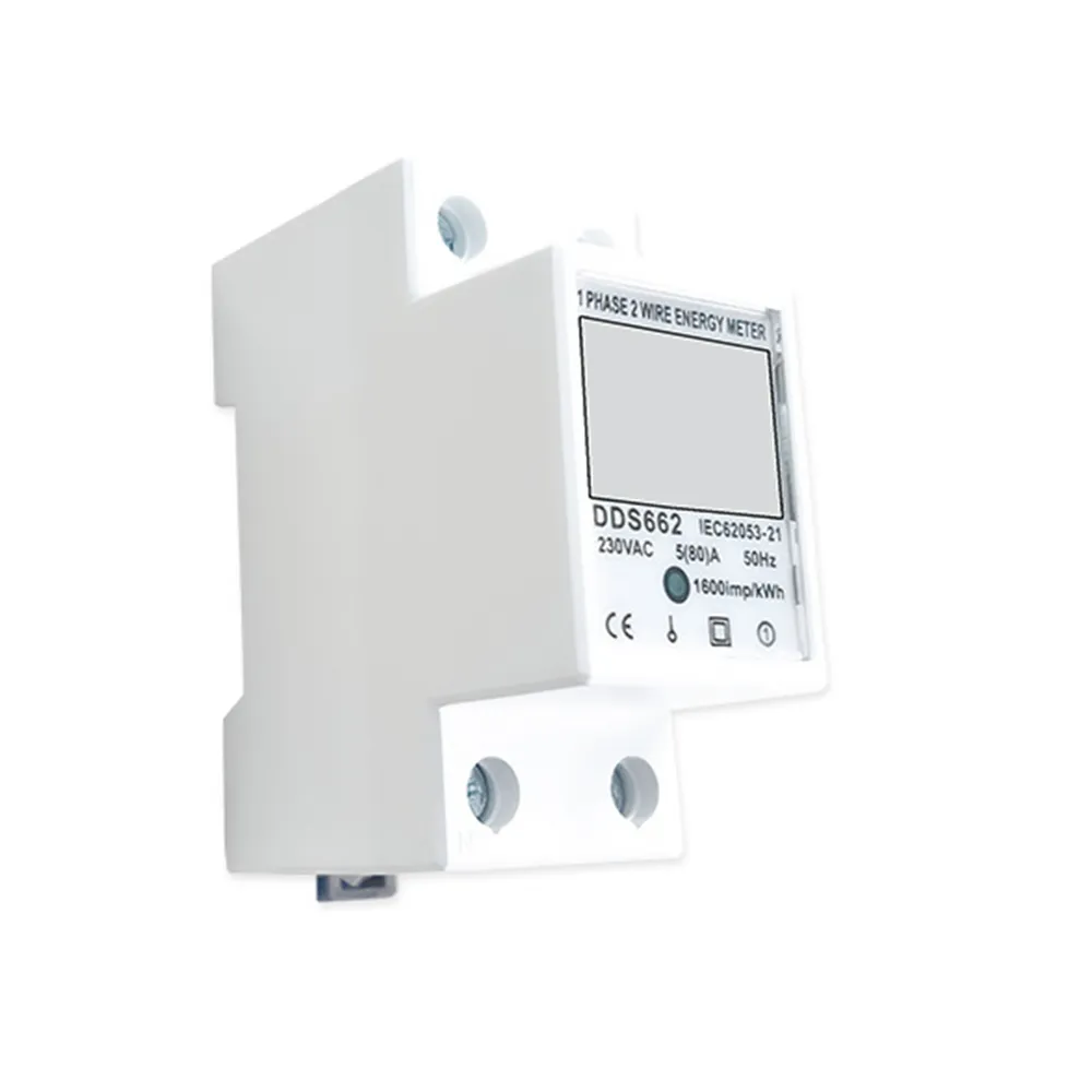 Electricity Usage Meter: Digital Single Phase Energy Monitor, AC 220V ...