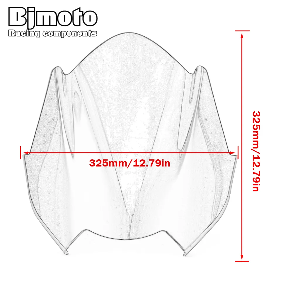 Triumph Speed Triple Motorcycle Windshield Windscreen for 765R RS 765RS ...