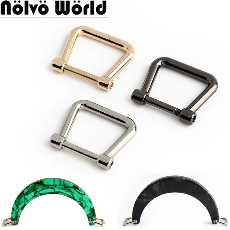 Qty Pcs 20mm Rectangle Ring Buckles, Metal Screw Detachable Open ...