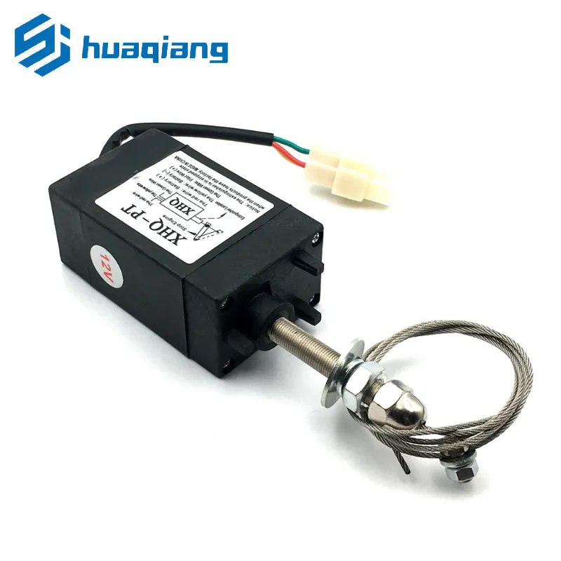 Exhaust Shut Off Valve 12V/24V Diesel Engine Stop Solenoid, Flame Out ...