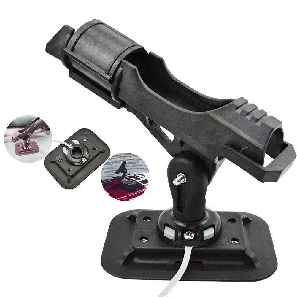 Inflatable Boat Fishing Rod Holder Mount - Collapsible Kayak Pole ...
