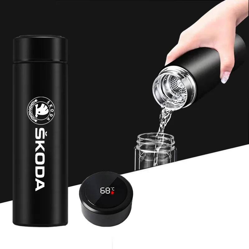DHgate.com:Heated Travel Mug for Skoda - Stainless Steel Thermos with ...