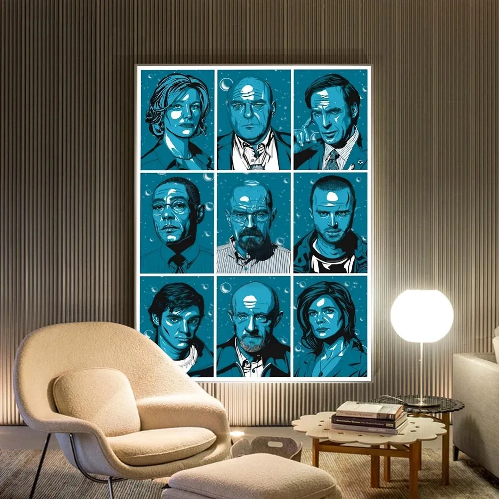 Breaking Bad Classic TV Show Poster | HD Quality Vintage Art Prints for ...