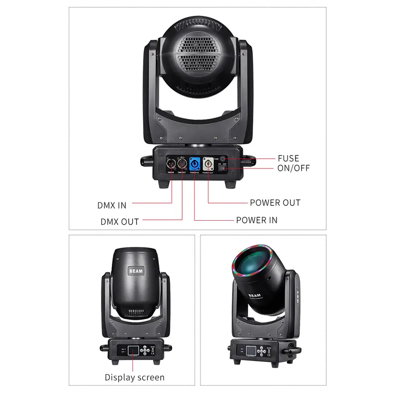 DHgate.com:150W RGBW LED Moving Head Light | Dynamic Patterns | DMX ...