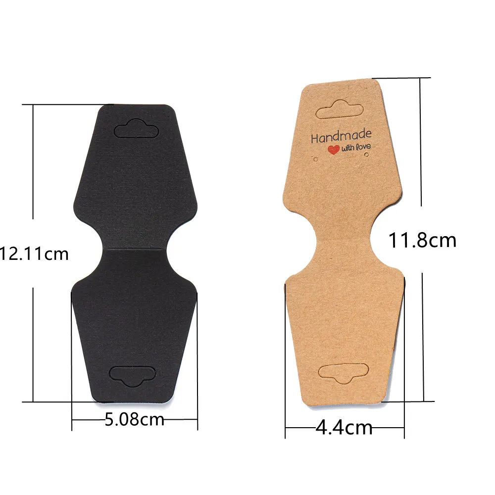 Kraft Paper Jewelry Display Cards - Foldable Necklace, Bracelet ...
