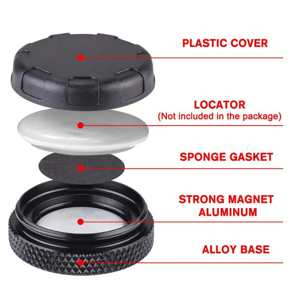 AirTag Case Magnetic Hidden Shockproof GPS Tracker Cover Anti-Theft ...