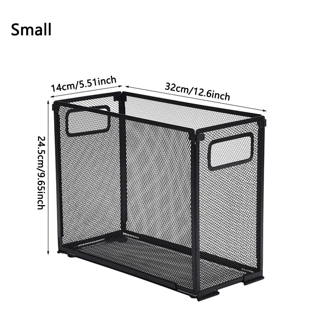 Hanging Folder Organizer Mesh Metal File Folder Holder, Detachable ...
