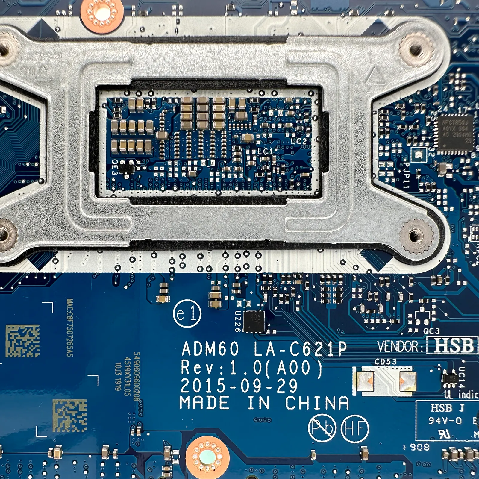 KEFU ADM60 LA C621P Laptop Motherboard For Dell Latitude 5270 E5270 ...