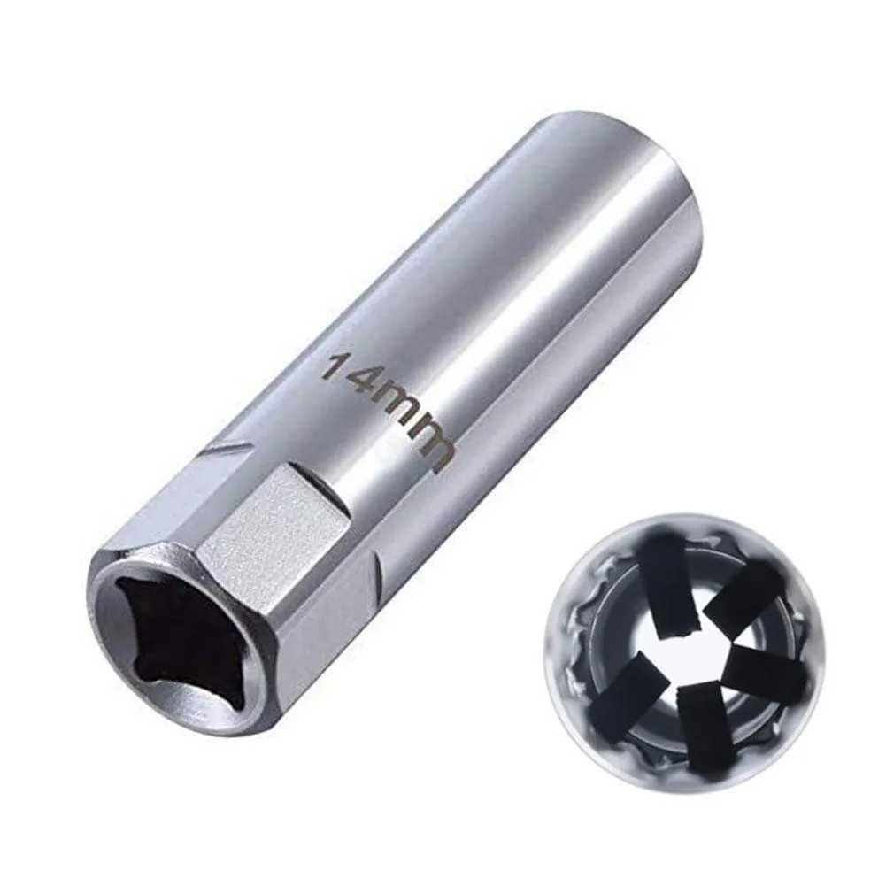 Adjustable Socket Wrench - Universal 3/8 Drive, Magnetic 12-Point Thin ...