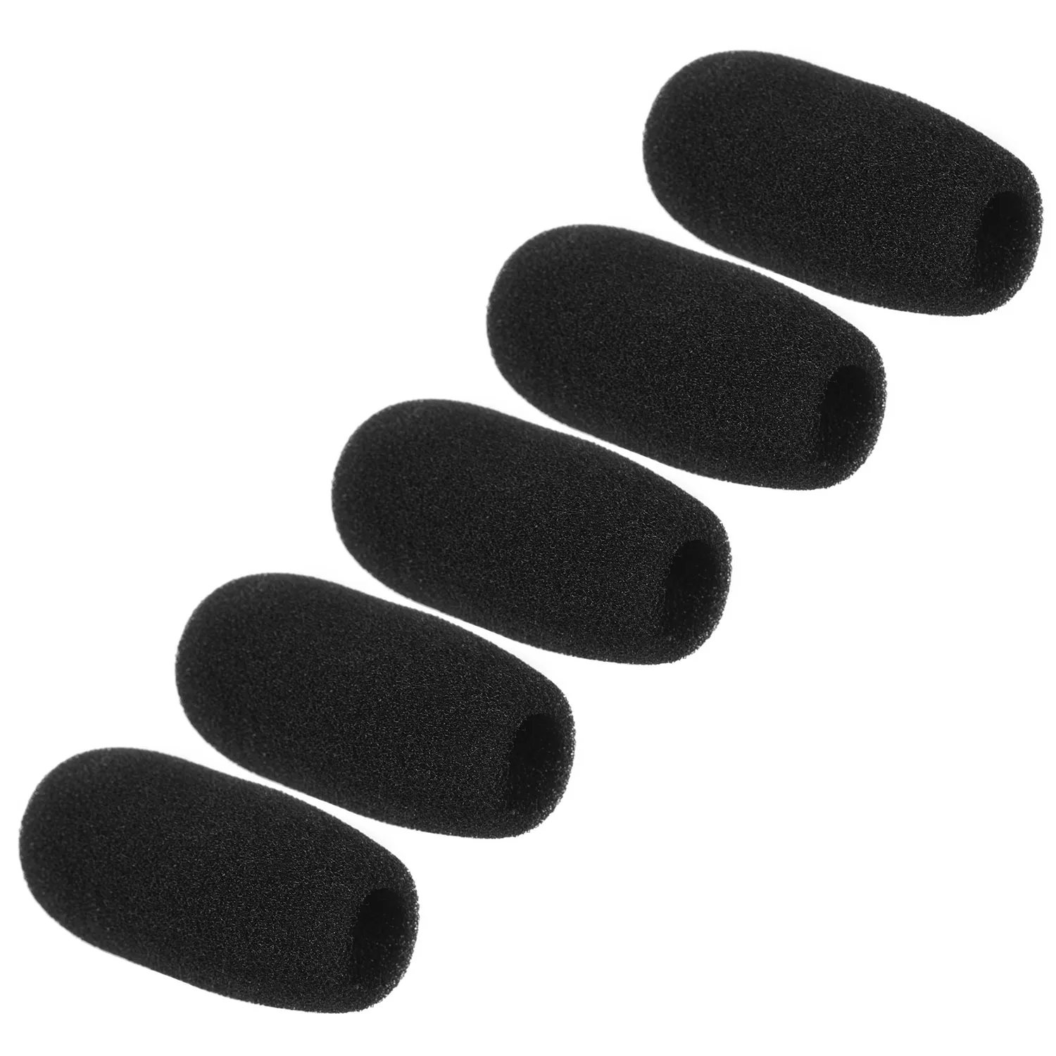 Professional Mic Foam Covers for Lapel Headset Microphones, 5-Pack ...