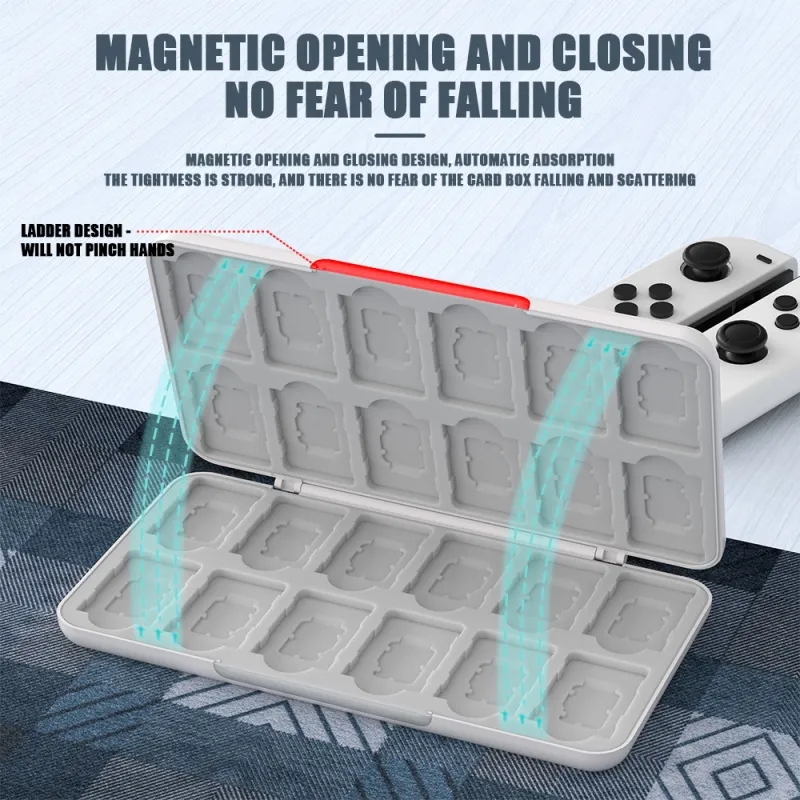 Nintendo Switch Cartridge Case: 3D Pattern Hard Shell Protective 24 ...