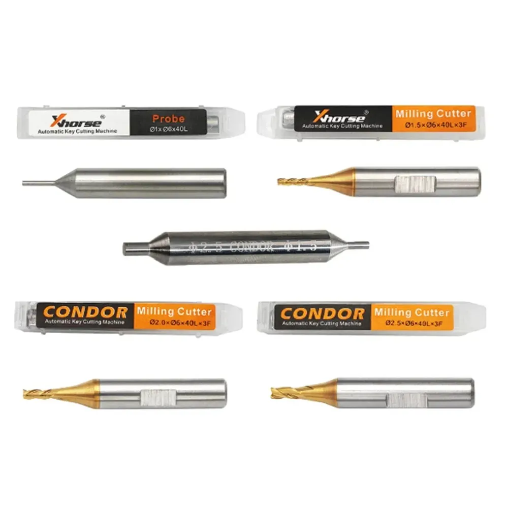 3/4/CONDOR Milling Cutter Probe Kit 1.0mm/1.5mm/2.0mm/2.5mm for Dolphin ...