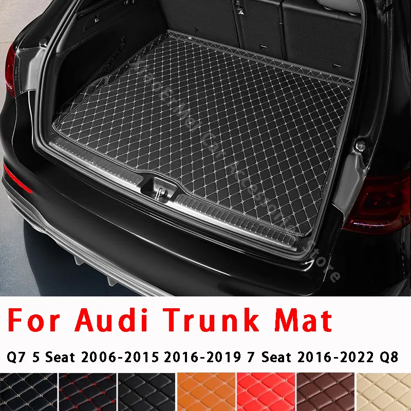 Custom Fit Car Rear Trunk Mat - All-Weather Trunk Liner Cargo Boot Mat ...