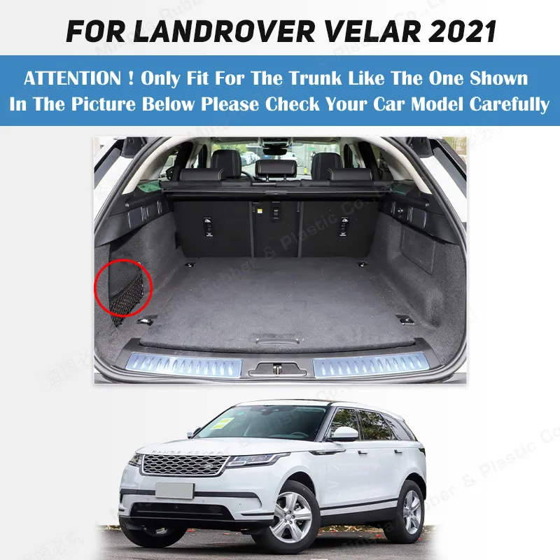 Auto Full Coverage Trunk Mat For Landrover Velar 2021 Anti-Dirty Car ...