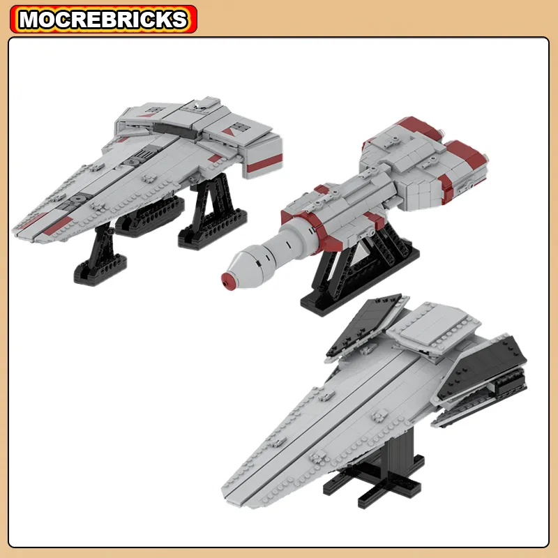 Space Movie Sci-fi Military Ship Raider-Class Corvette Model Building ...