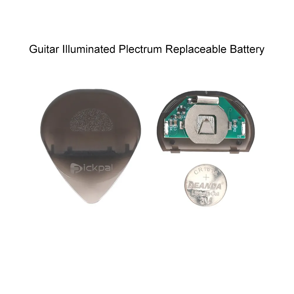 Luminous Guitar Pick with LED Light: Glowing Plectrum for Guitar ...