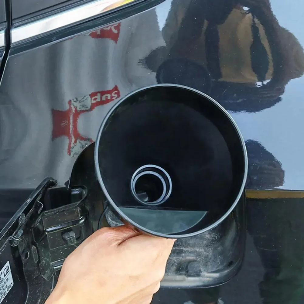Car Refueling Funnels Foldable Plastic Spill Proof Fuel Transfer Funnel ...
