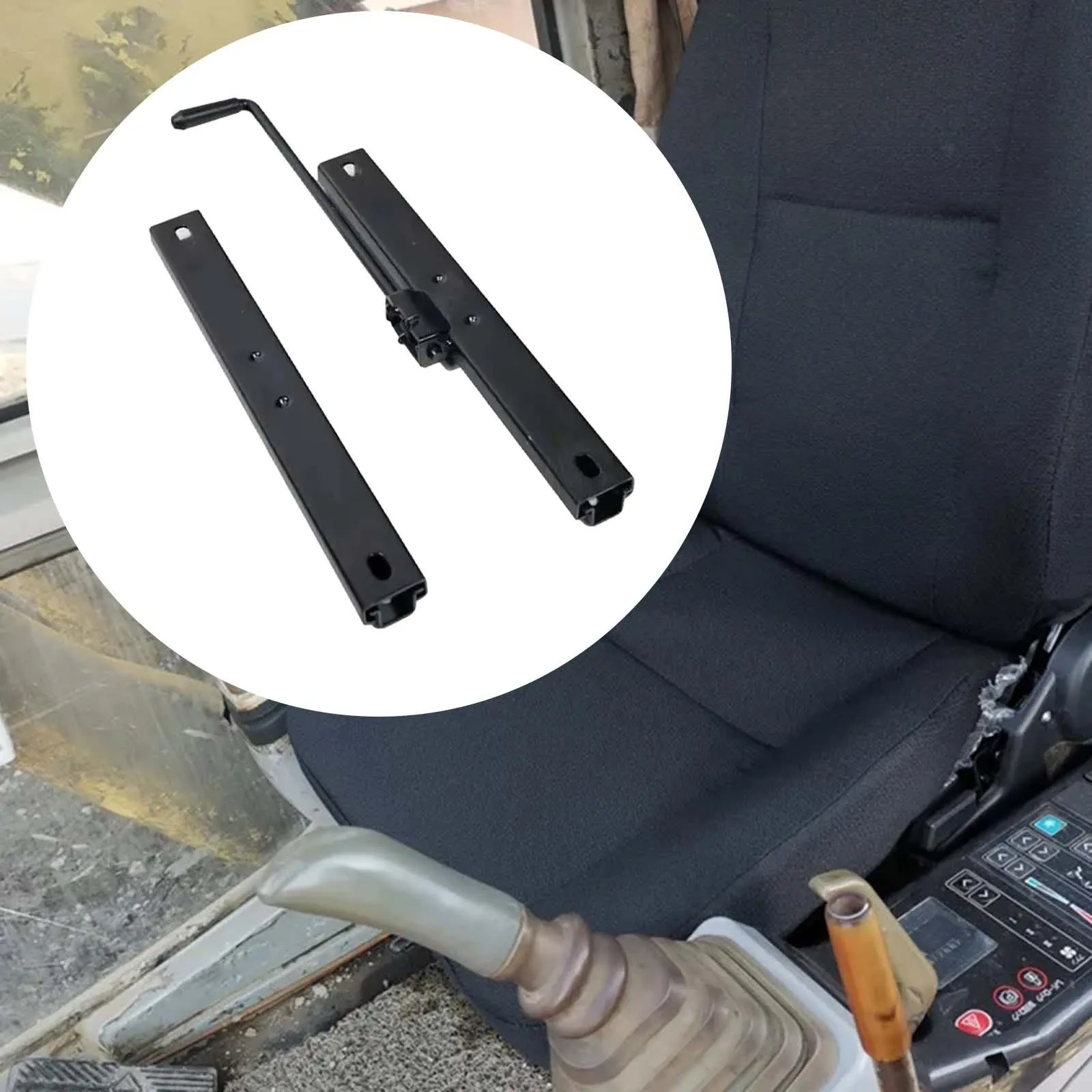 2024Upgraded Car Seat Slider Track - Single Lock Seat Slide Rails ...