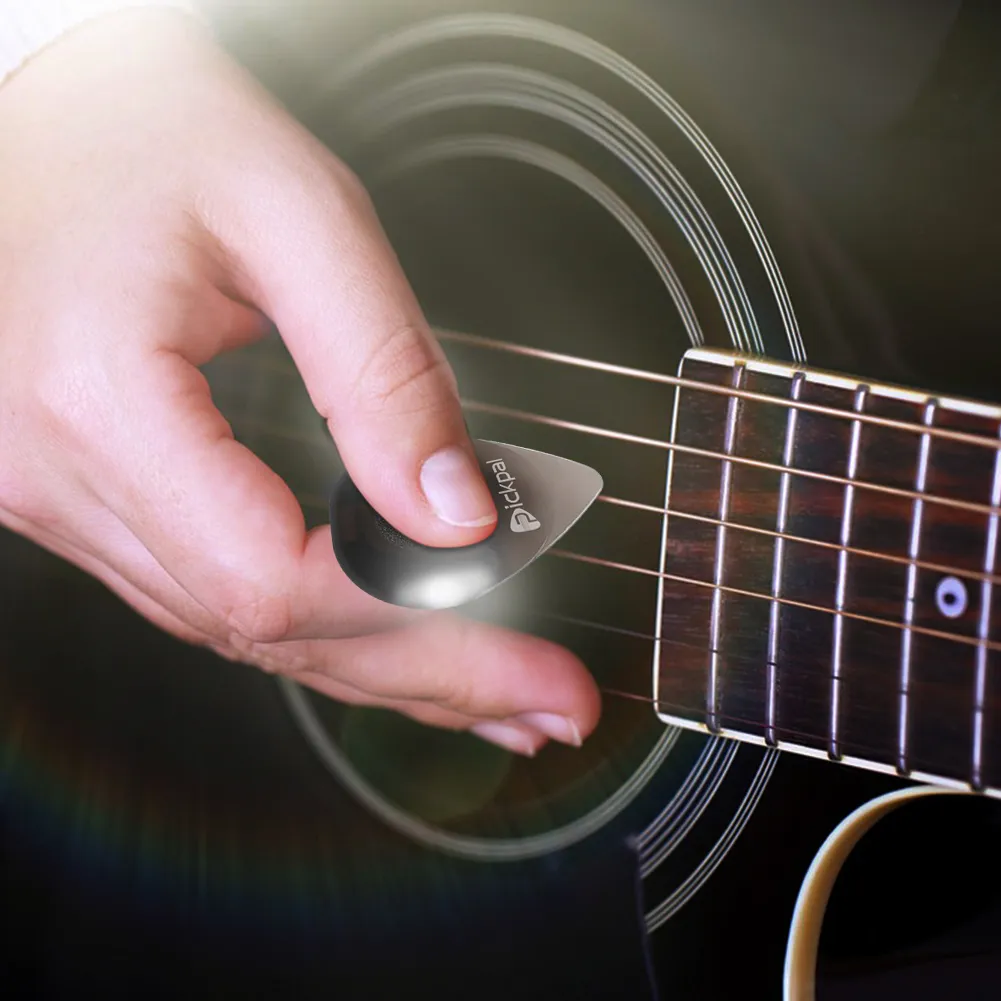 Plectrum for Guitar with LED: Illuminated Musical Instrument Pick, Non ...