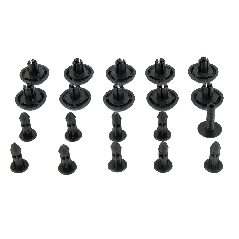 DHgate.com:10Pcs 7mm Black Car Clips Engine Cover Clip Radiator Support ...