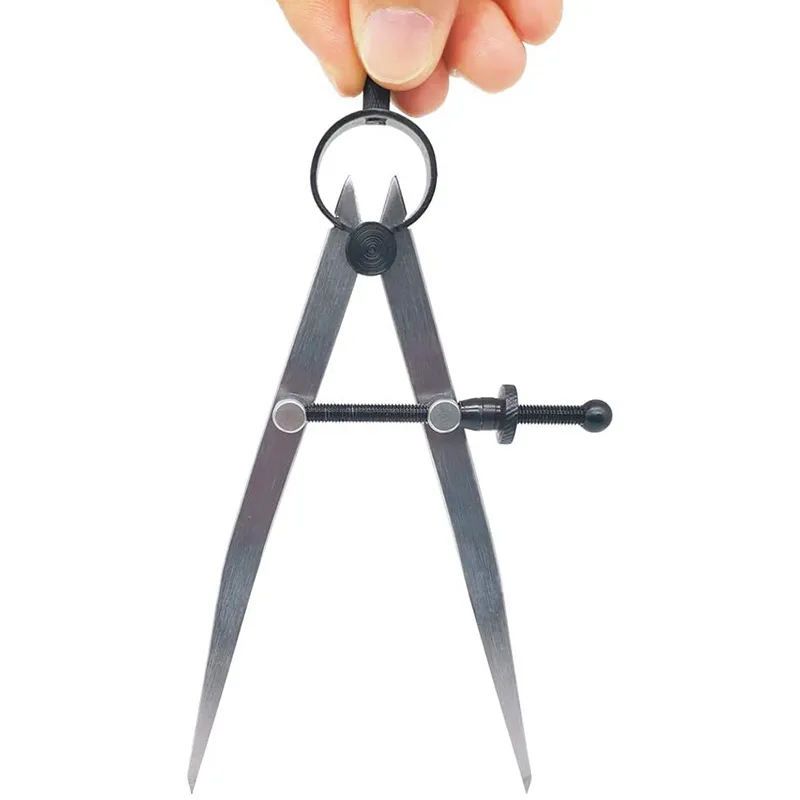 6 Inch Adjustable Lockable Steel Divider Wing Leather Compass From ...