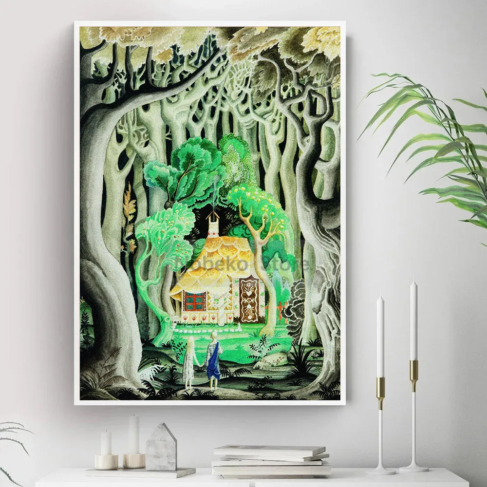 Kay Nielsen Art Nouveau Fairy Tale Illustration Poster Print Danish ...