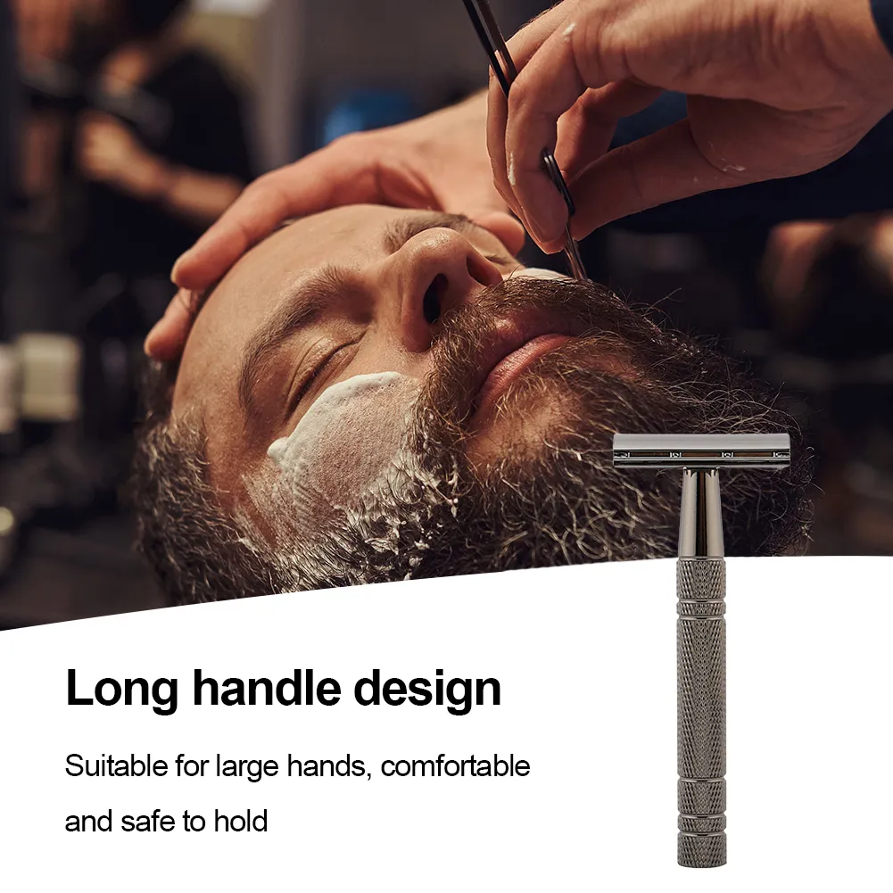 Double Edge Classic Safety Razor | Adjustable Shaver | 10 Detachable ...