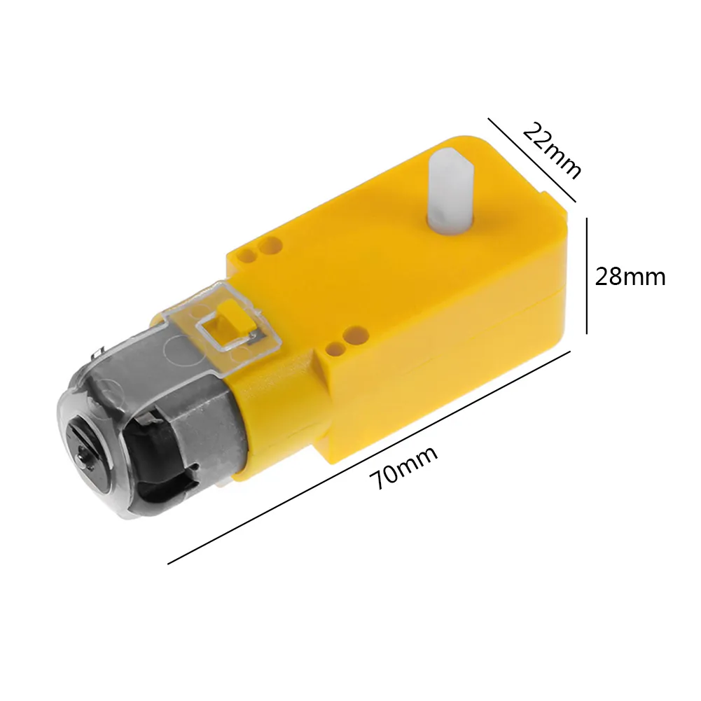 Double Shaft DC Gear motor vehicles for Arduino Electronic Robot Car ...