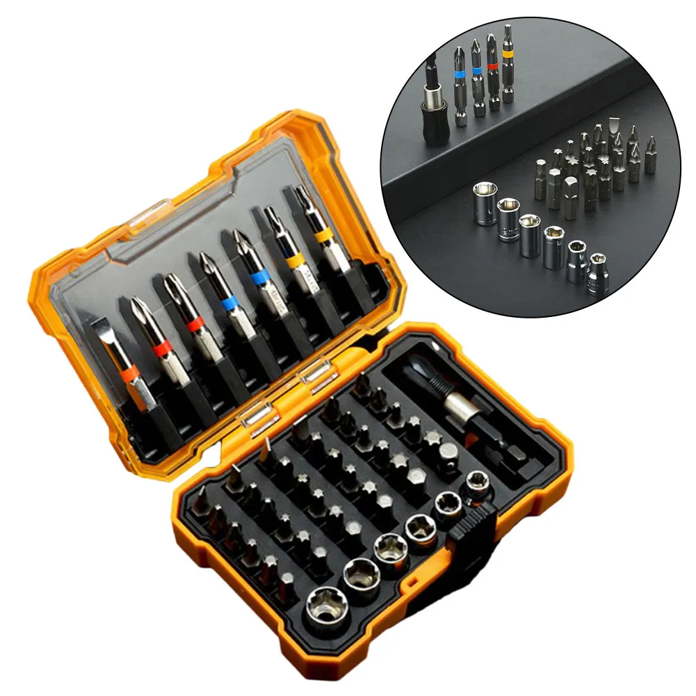 Screwdriver Bit Set with Socket Adapter: Magnetic Hex Torx Head T25 T30 ...