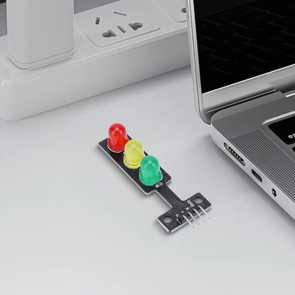 Upgraded 5V Traffic Light Module - Red, Yellow, Green - 5mm LED Traffic ...