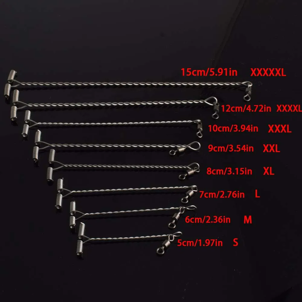 Fishing Clips And Swivels, 100 Balance Hook Arms With Tracking Lead Arm ...