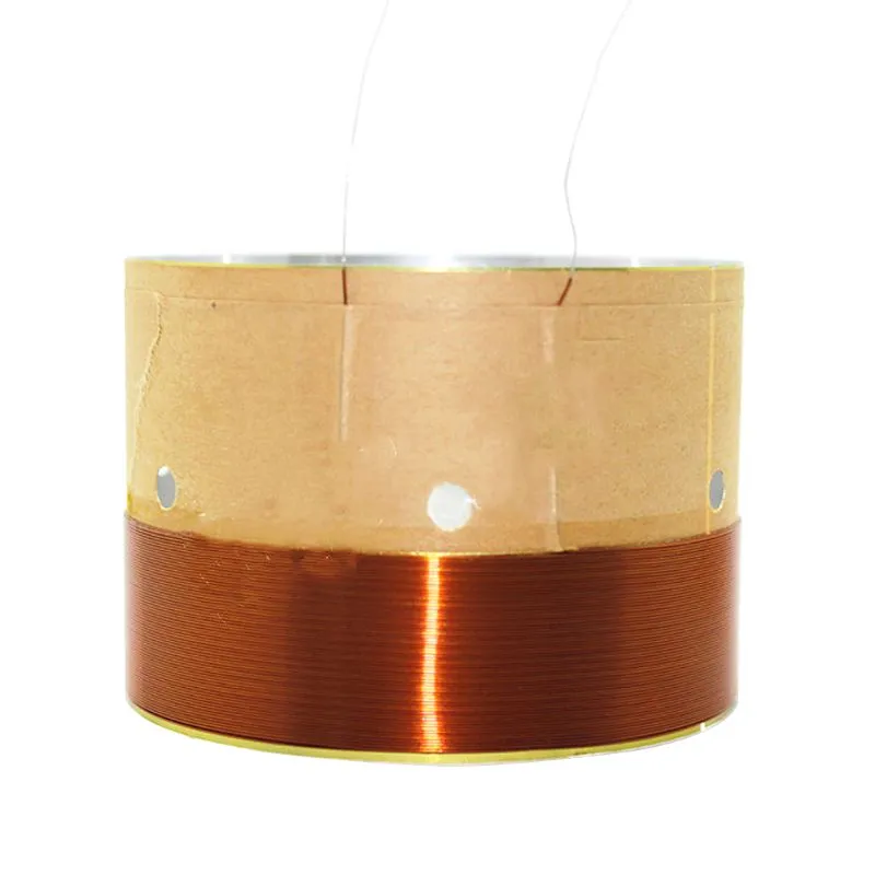 Lightweight 75.5mm White Aluminum Bass Voice Coil Treble Voice Coil DIY ...