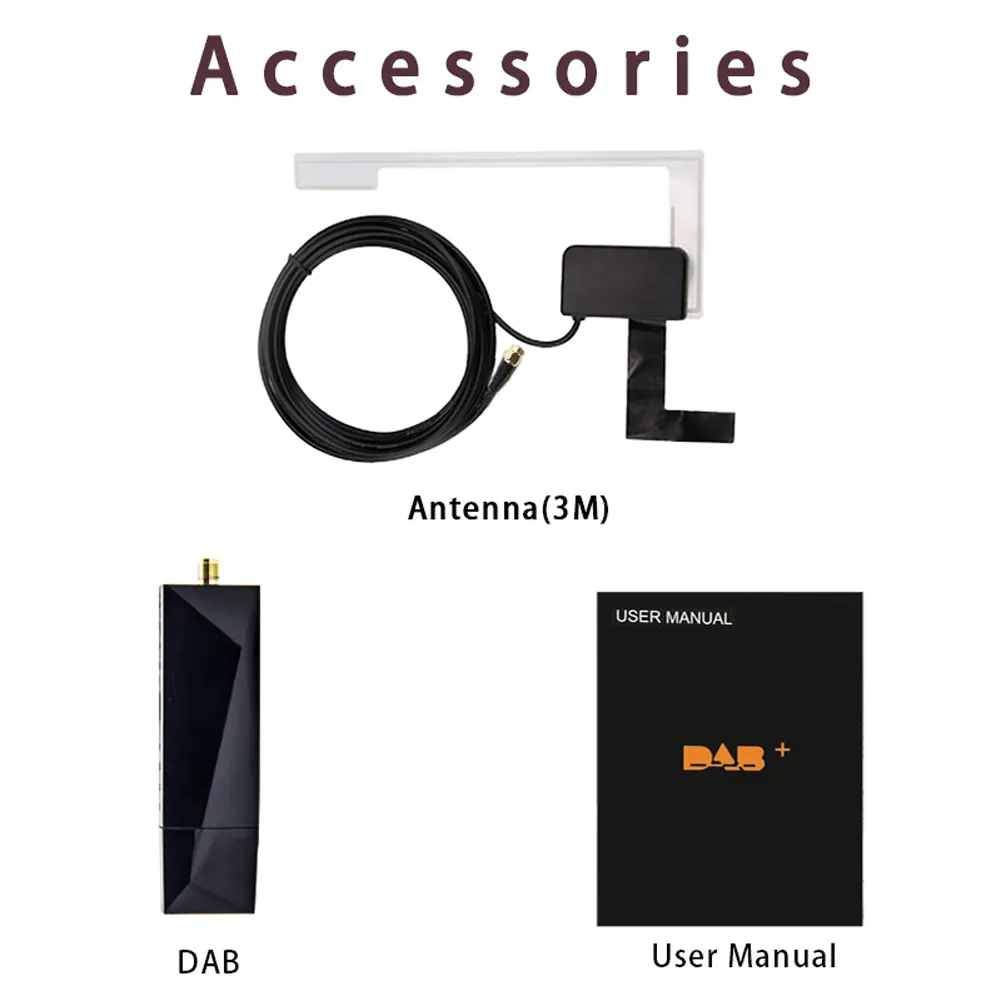 5V DAB+ USB Car Digital Radio Tuner Dongle Adapter FM Transmitter ...